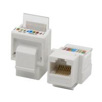 China TM-8031 RJ45 Cat5e UTP 8P8C 90 Degree Toolless Keystone Jack 125V 1.5A for sale