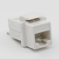 China TM-8031 RJ45 Cat5e UTP 8P8C 90 Degree Toolless Keystone Jack 125V 1.5A for sale