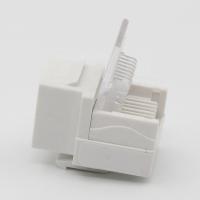 China TM-8031 RJ45 Cat5e UTP 8P8C 90 Degree Toolless Keystone Jack 125V 1.5A for sale