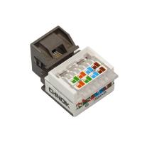 China New Model Cat5e UTP Keystone Jack RJ45 Modular Jack 125V 1.5A for sale