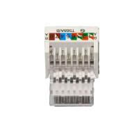 China New Model Cat5e UTP Keystone Jack RJ45 Modular Jack 125V 1.5A for sale