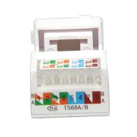 China 22-26 Awg Modular Jack Keystone 8p8c Rj45 Coupler Network Ethernet for sale