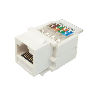 China T568B AMP Cat5E Keystone Jack RJ45 8P8C 125V 1.5A Network Connector for sale