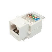 China Rj45 8p8c Cat5e Toolless Keystone Jack Female Inline Coupler for sale