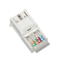 China ABS T568A Cat5E Keystone Jack UTP Ethernet Cable Keystone Jack 125V 1.5A for sale
