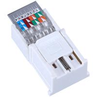 China ABS T568A Cat5E Keystone Jack UTP Ethernet Cable Keystone Jack 125V 1.5A for sale