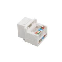 China Modular Cat5E Keystone Jack Tooless PCB Coupler 90 Degree RJ45 8P8C UTP for sale