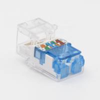 China Transparent Cat5e Keystone Coupler AMP 8p8c Punch Down Rj45 Wall Jack for sale