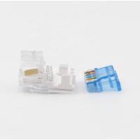 China Transparent Cat5e Keystone Coupler AMP 8p8c Punch Down Rj45 Wall Jack for sale