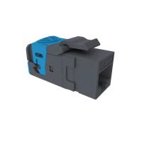 China Cat6 UTP Toolless Keystone Jack 180 Degree RJ45 Unshielded 125V 1.5A for sale