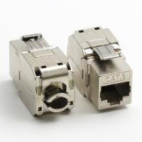 China RJ45 STP Keystone Jack Cat5e/cat6 Metal Connector Female for sale