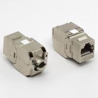 China RJ45 STP Keystone Jack Cat5e/cat6 Metal Connector Female for sale