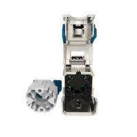 China RJ45 Shielded Toolless 180 Degree Cat6 STP Keystone Jack for Industrial Networking for sale