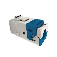China RJ45 Shielded Toolless 180 Degree Cat6 STP Keystone Jack for Industrial Networking for sale