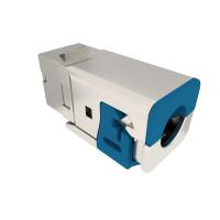 China RJ45 Shielded Toolless 180 Degree Cat6 STP Keystone Jack for Industrial Networking for sale