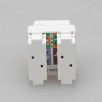 China Ethernet RJ45 Wall Plate cat6 keystone jack purple for sale
