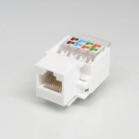 China RJ45 CAT5E CAT6 CAT6A AMP Keystone Jack Modular Connector 125V 1.5A for sale