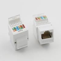 China AMP type UTP Cat5E /Cat6 toolless 90 degree network connector for sale
