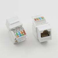 China AMP type UTP Cat5E /Cat6 toolless 90 degree network connector for sale