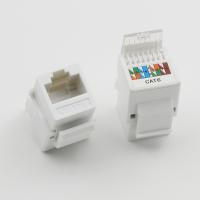 China AMP type UTP Cat5E /Cat6 toolless 90 degree network connector for sale