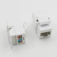 China AMP type UTP Cat5E /Cat6 toolless 90 degree network connector for sale