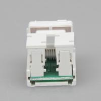 China 8P8C UTP Female Clipsal Cat6 Cat5E RJ45 Connector 180 Degree 125V 1.5A for sale
