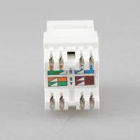 China RJ45 CAT6 8P8C UTP Ethernet Keystone Jack 125V 1.5A for sale