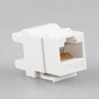 China RJ45 CAT6 8P8C UTP Ethernet Keystone Jack 125V 1.5A for sale