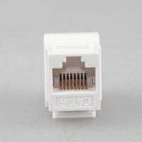 China RJ45 CAT6 8P8C UTP Ethernet Keystone Jack 125V 1.5A for sale