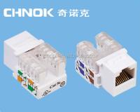 China Shielded RJ45 Tool-Free Keystone Jack Cat6A STP FTP 180 Degree Connector 22-26 AWG for sale