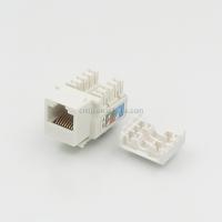 China AMP Cat6 RJ45 connector for Wall switch with UL certificate 90 degree for sale