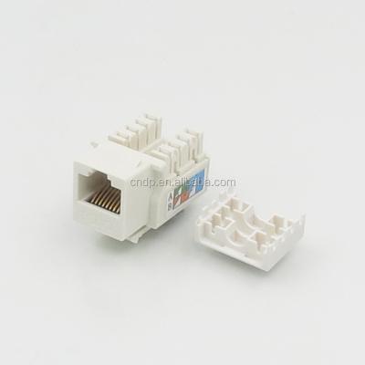 China AMP Cat6 RJ45 connector for Wall switch with UL certificate 90 degree for sale