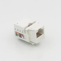 China AMP Cat6 RJ45 connector for Wall switch with UL certificate 90 degree for sale
