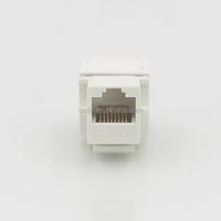 China AMP Cat6 RJ45 connector for Wall switch with UL certificate 90 degree for sale