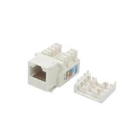 China RJ45 CAT6 Connector AMP Model Female 90 Degree UTP/FTP Keystone jack for sale