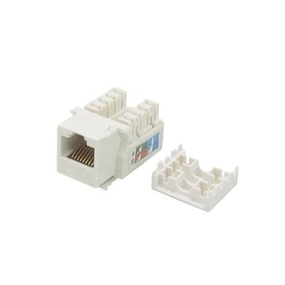 China RJ45 CAT6 Connector AMP Model Female 90 Degree UTP/FTP Keystone jack for sale