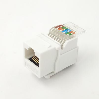 China RJ45 CAT5E CAT6 Toolless UTP Keystone Jack Female Modular Connector for sale