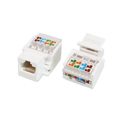China UTP/FTP Connector Amp Rj45 Cat6 Modular Jack Amp Cat 6 Keystone Jack for sale