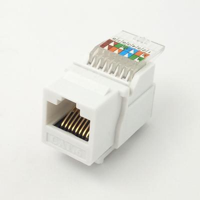China RJ45 Cat6 Tooless Keystone Jack 125V 1.5A UL94V-0 for Structured Cabling for sale