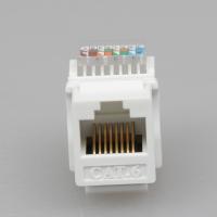 China RJ45 Cat6 Tooless Keystone Jack 125V 1.5A UL94V-0 for Structured Cabling for sale