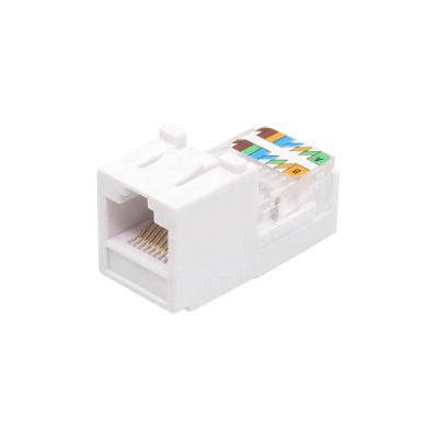 China RJ45 CAT6 UTP Keystone Jack Female Network Connector 125V 1.5A for sale
