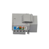 China Cat6 UTP 8P8C Keystone Jack Gray 125V 1.5A for Network Wiring for sale