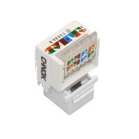 China Cat5e Cat6 RJ45 Keystone Jack 125V 1.5A Network Connector for sale