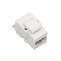China Cat6 UTP 8P8C White Keystone Jack 125V 1.5A for Structured Cabling for sale
