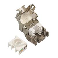 China Cat6 FTP 8P8C Keystone Jack 125V 1.5A for Patch Panel Network Connector for sale