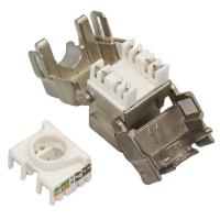 China Cat6 FTP 8P8C Keystone Jack 125V 1.5A for Patch Panel Network Connector for sale