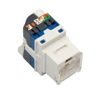 China New Model Cat6 UTP Keystone Jack RJ45 Modular Jack With Dust Cover for sale