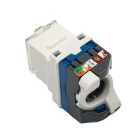 China New Model Cat6 UTP Keystone Jack RJ45 Modular Jack With Dust Cover for sale