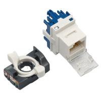 China New Model Cat6 UTP Keystone Jack RJ45 Modular Jack With Dust Cover for sale
