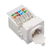 China 90 Degree Cat6 UTP Keystone Jack RJ45 Modular Jack with Dust Cover for sale
